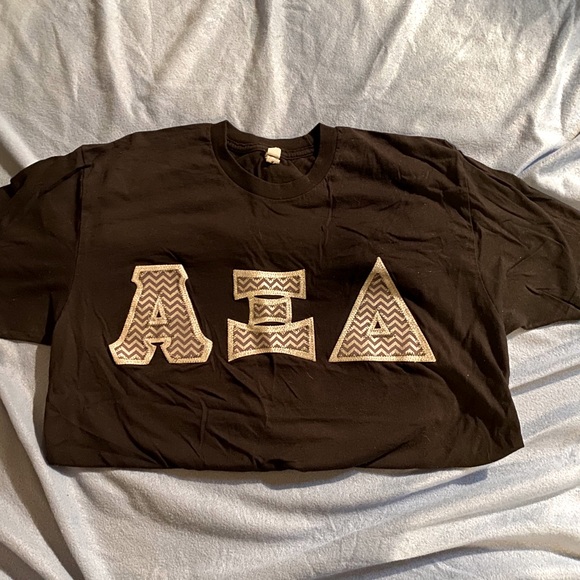 Alpha Xi Delta | Tops | Alpha Xi Delta Letters Tshirt | Poshmark